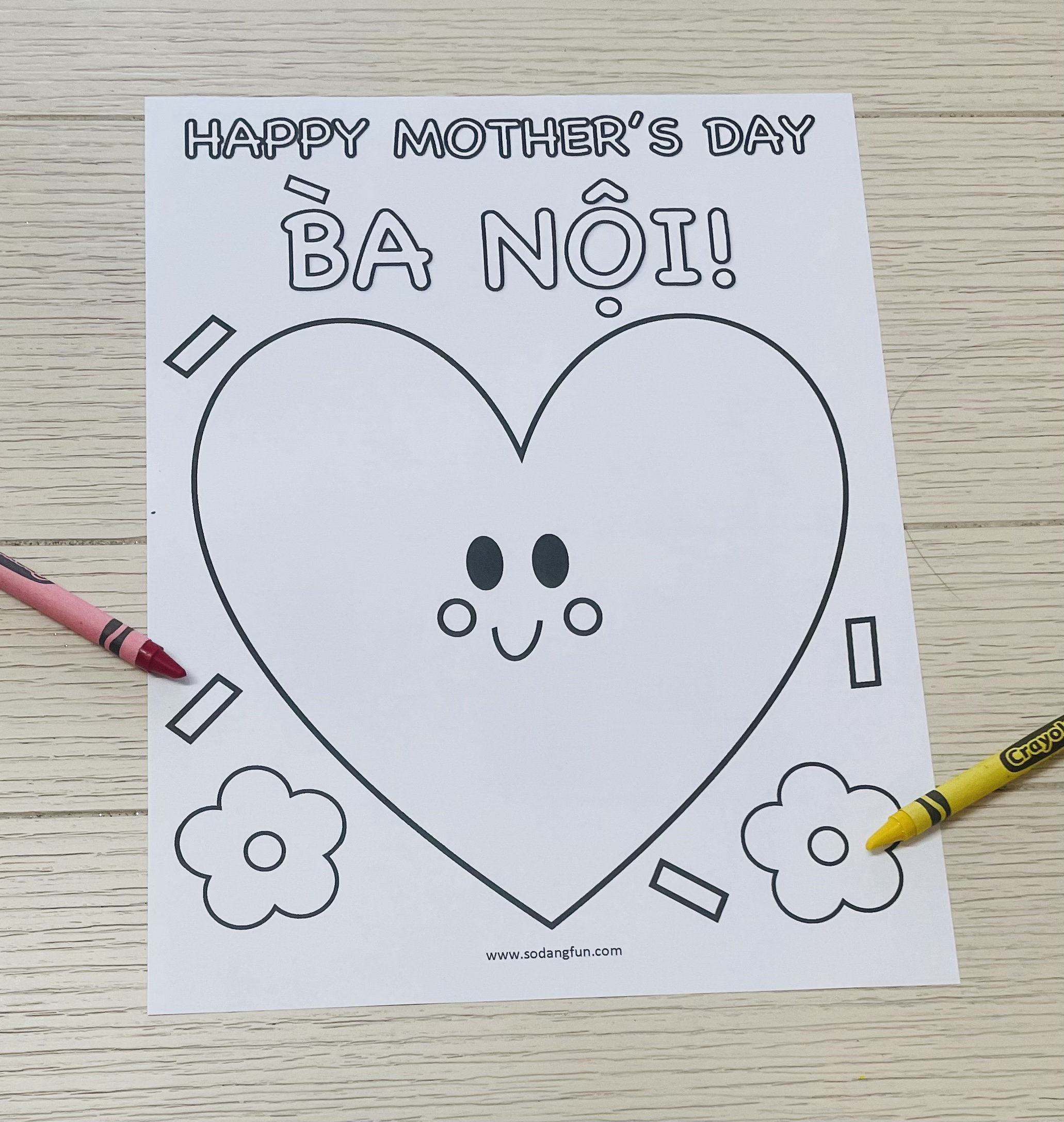 Mother's Day Coloring Pages for Mom, Grandma, and Aunties, Set of 5 - Etsy