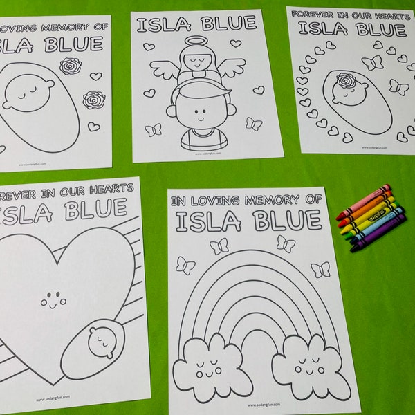 Grief Coloring for Kids - Etsy