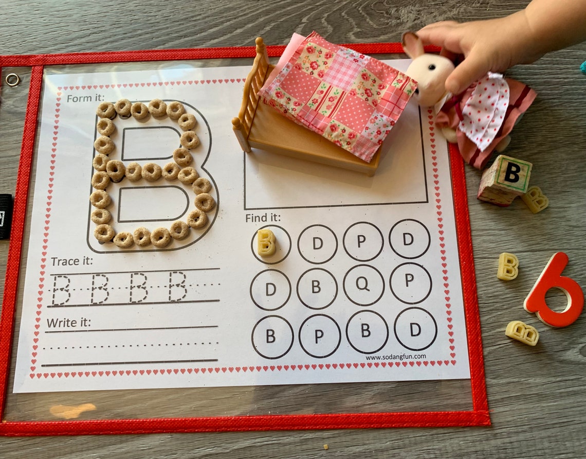 Alphabet Workbook Uppercase Letters Preschool Busy Binder | Etsy