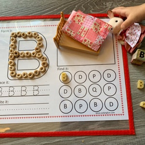 Alphabet Workbook, Uppercase Letters, Preschool Busy Binder Printable ...