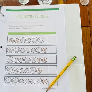 Counting Coins Worksheets, Money Math Activities for Kindergarten to ...