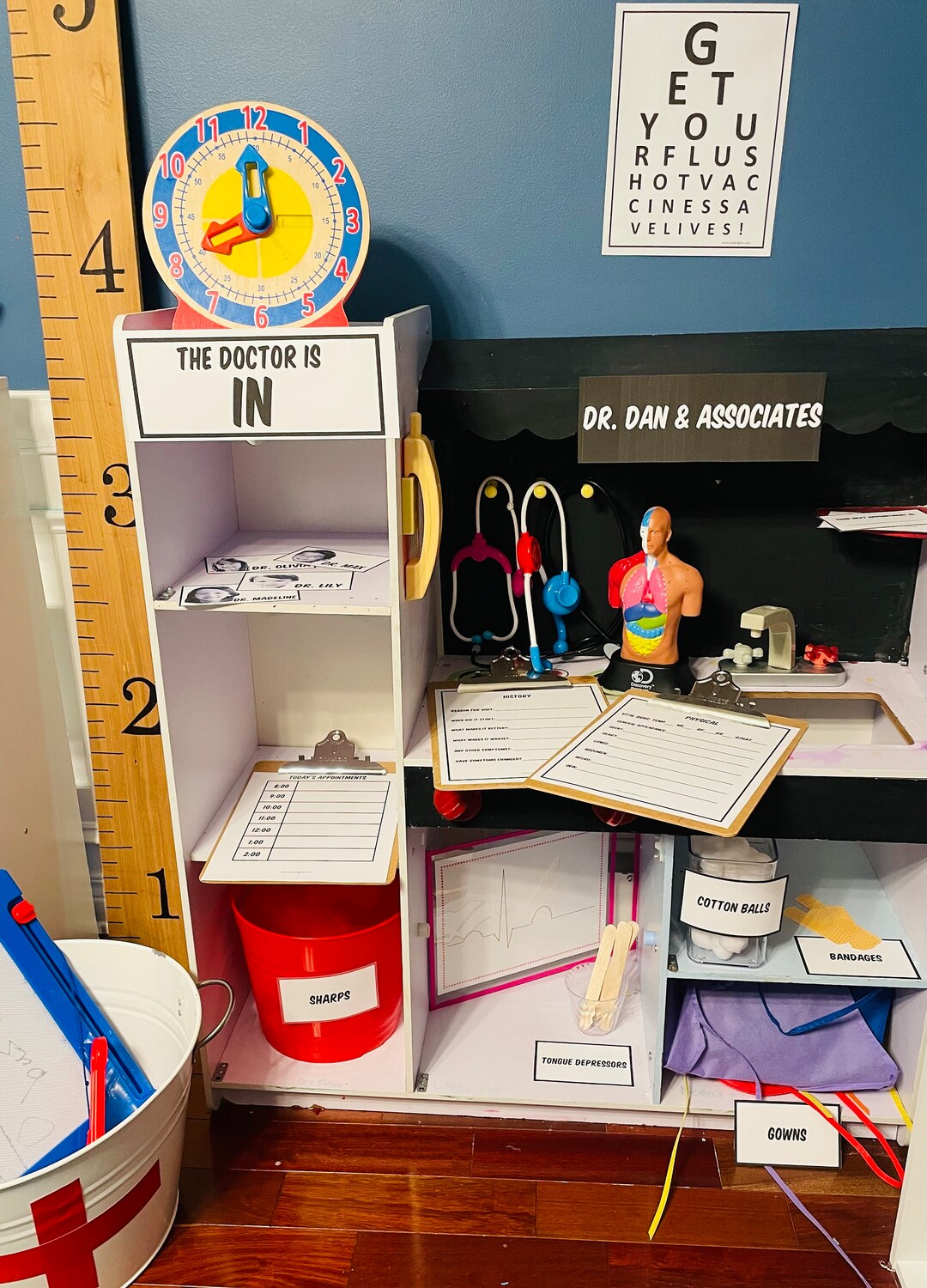 Doctor Dramatic Play Printables, Pretend Play Doctor Clinic With ...