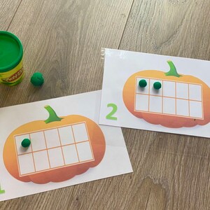 Number Sense Bundle, Ten Frames, Tally Marks, Playdough Counting Mats ...