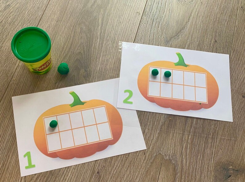 Number Sense Bundle Ten Frames Tally Marks Playdough - Etsy