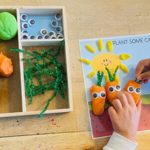 Spring Playdough Mats, Spring Fine Motor Activity, Bug Playdough Mats ...