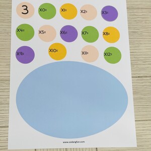 Easter Math Activity, Multiplication Craft Printable, Easter Craft for ...