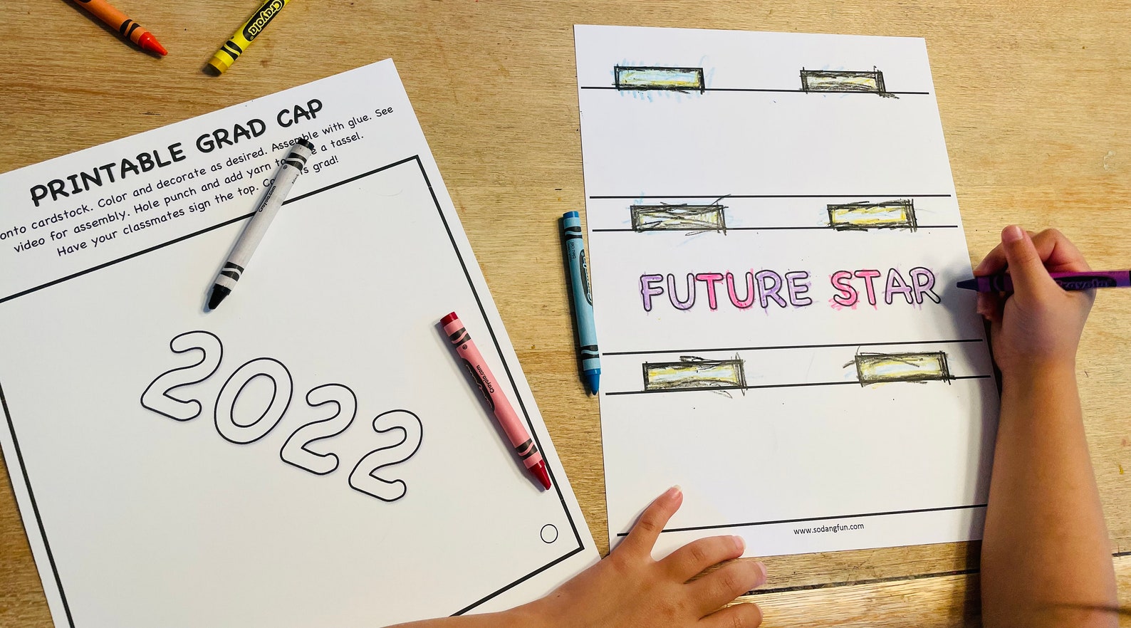 Printable Grad Cap Paper Graduation Hat Craft Personalized | Etsy