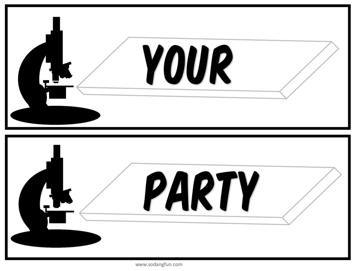 Doctor Party Banner Doctor Party Signs and Food Labels - Etsy