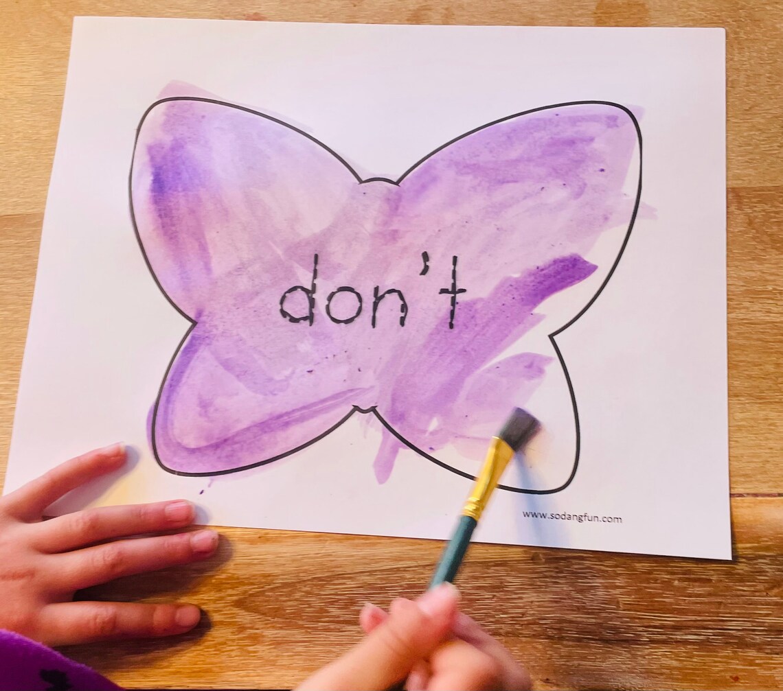 Butterfly Sight Word Wall Spring Sight Word Word Searches - Etsy