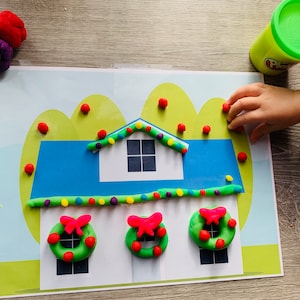 All Seasons Playdough Mat Bundle, All Holidays Play Dough Mats, Play ...