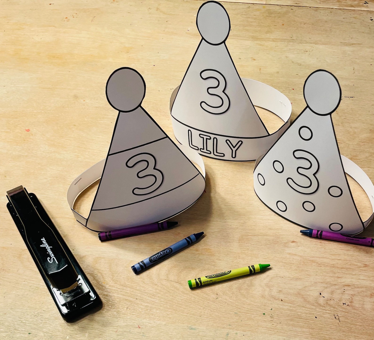 Paper Party Hat Craft Personalized Party Hat Crowns Paper - Etsy