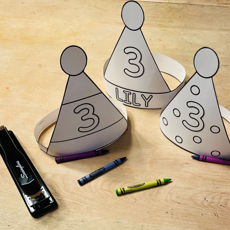 Custom Paper Party Hat - Etsy