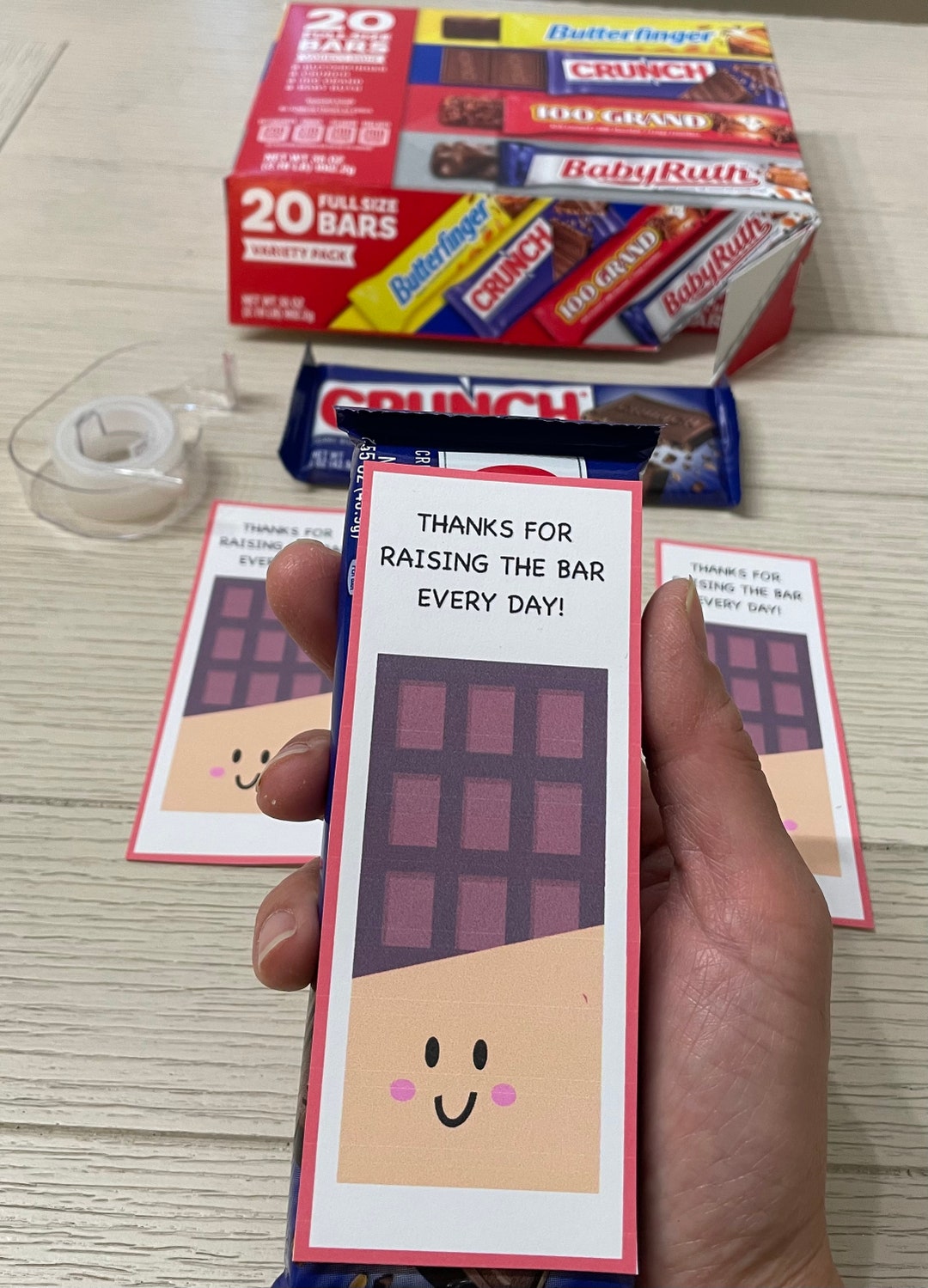 Chocolate Bar Labels for Teacher Appreciation And/or Student Gift ...