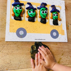 Halloween Playdough Mats, Fall Play Dough Mats, Back to School ...