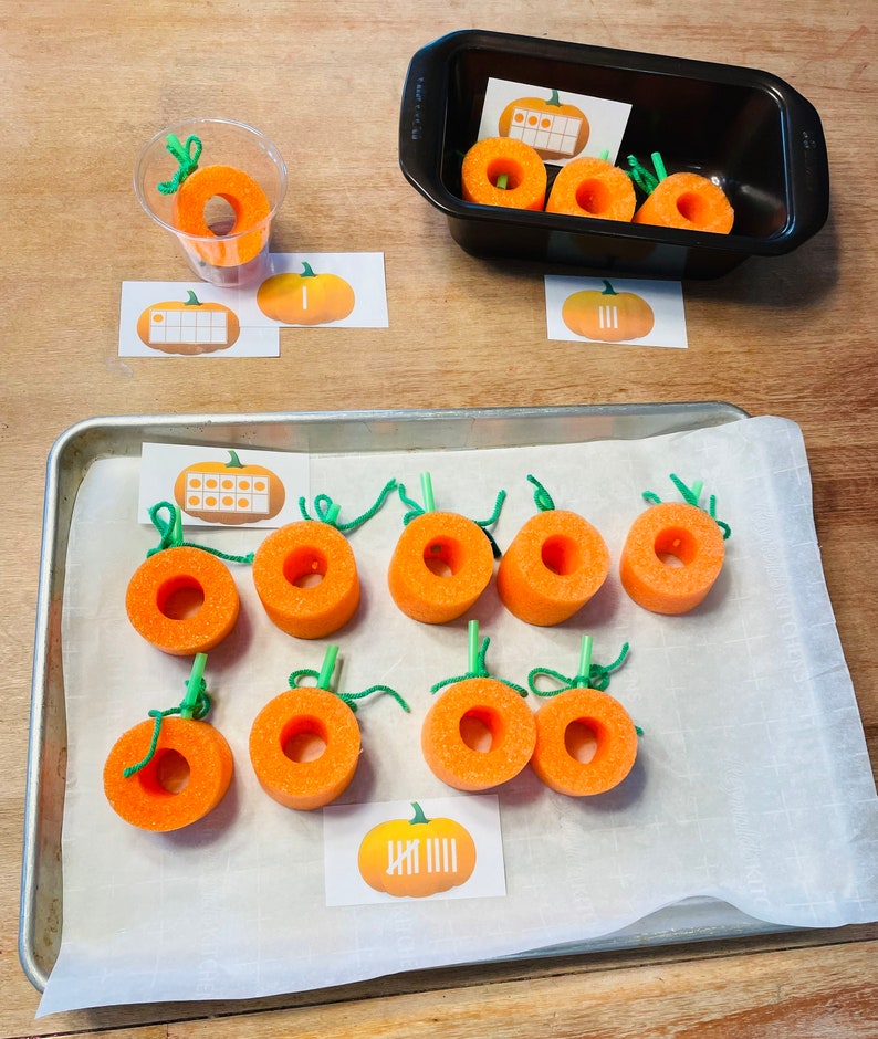 Number Sense Bundle Ten Frames Tally Marks Playdough - Etsy