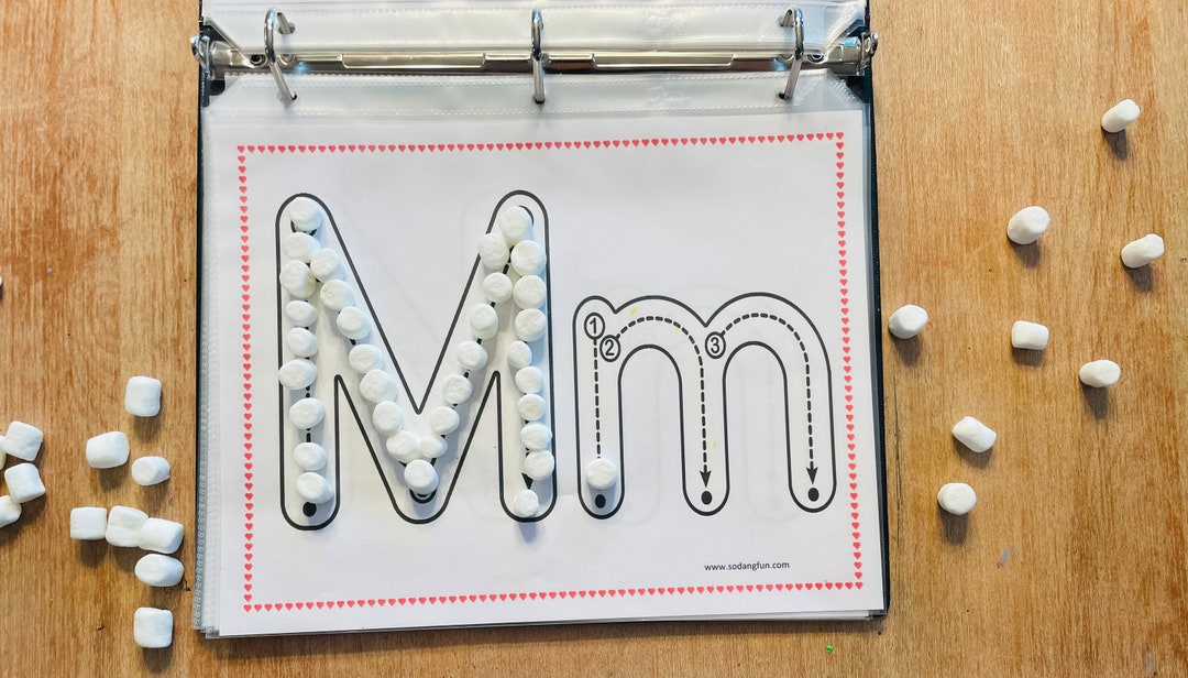 Letter Formation Workbook Learn How to Write Uppercase and - Etsy