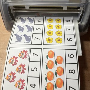 Lunar New Year I Spy and Count and Clip Cards 1-20 Year of - Etsy