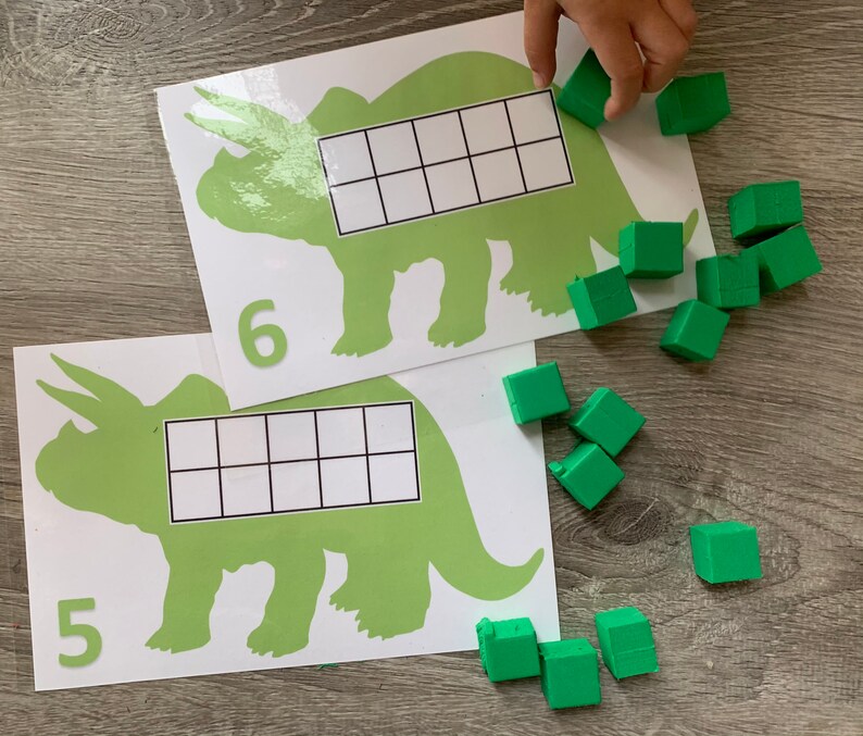 Number Sense Bundle 10 Frames Tally Marks Dinosaur Counting - Etsy