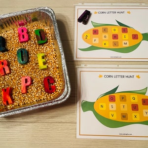 Thanksgiving Playdough Mats, Fall Counting Mats, Sensory Play Mats ...