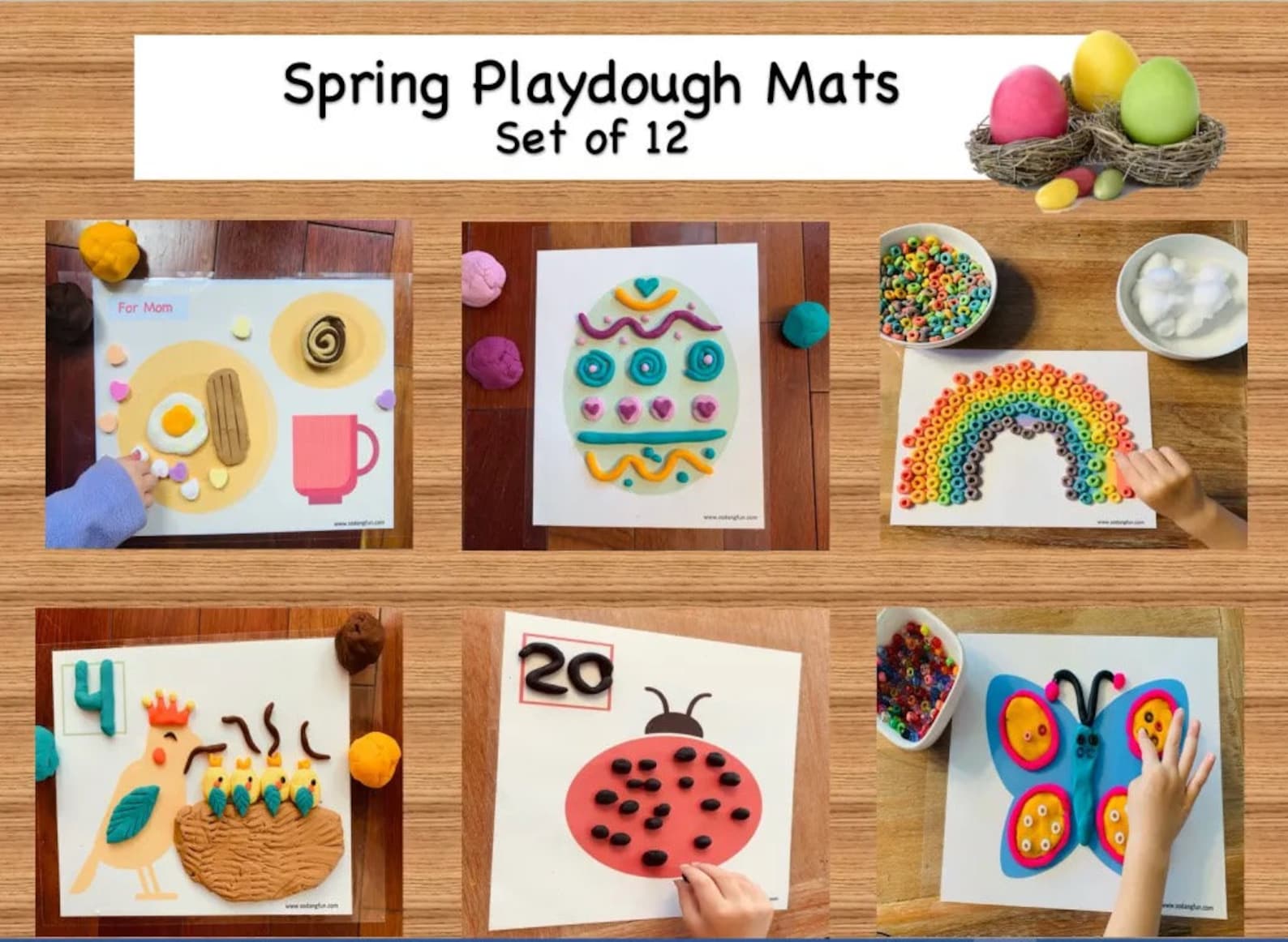 All Seasons Playdough Mat Bundle All Holidays Play Dough - Etsy