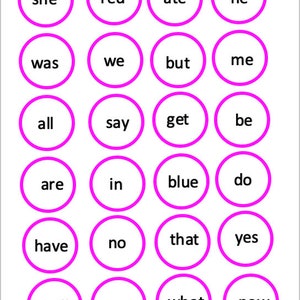 Sight Word Worksheets, Kindergarten Sight Words Workbook, Learn to Read ...