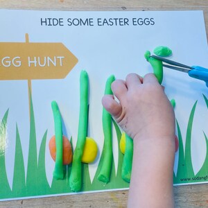 Spring Playdough Mats, Spring Fine Motor Activity, Bug Playdough Mats ...