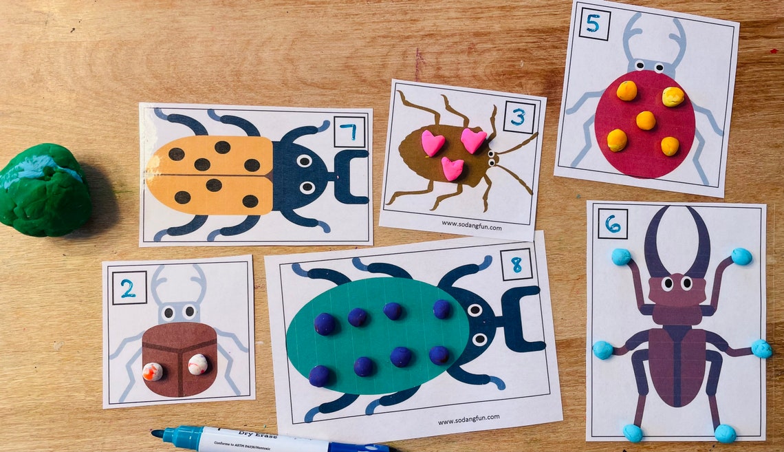 Measuring Bugs Activity Insect Measuring Activity Bugs - Etsy