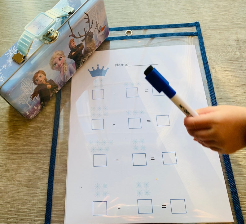 Snowflake Number Formation Cards 1-12 Kindergarten Math - Etsy