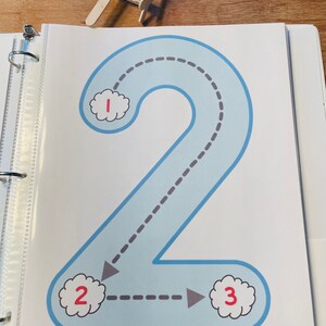 Personalized Airplane Busy Book, Number Formation 0-9, Name Letter ...