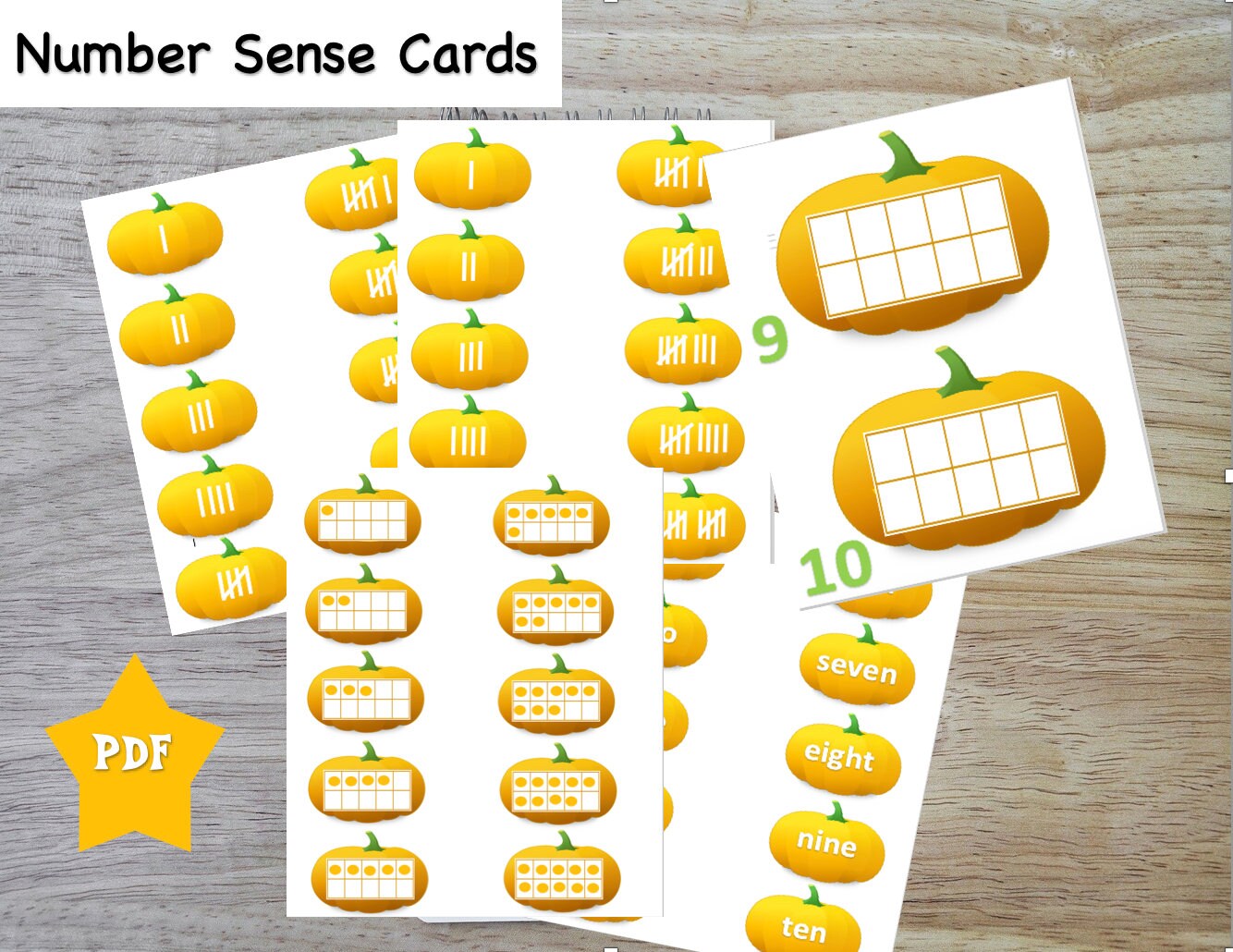 Number Sense Bundle Ten Frames Tally Marks Playdough - Etsy