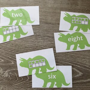 Number Sense Bundle, 10 Frames, Tally Marks, Dinosaur Counting Mats ...
