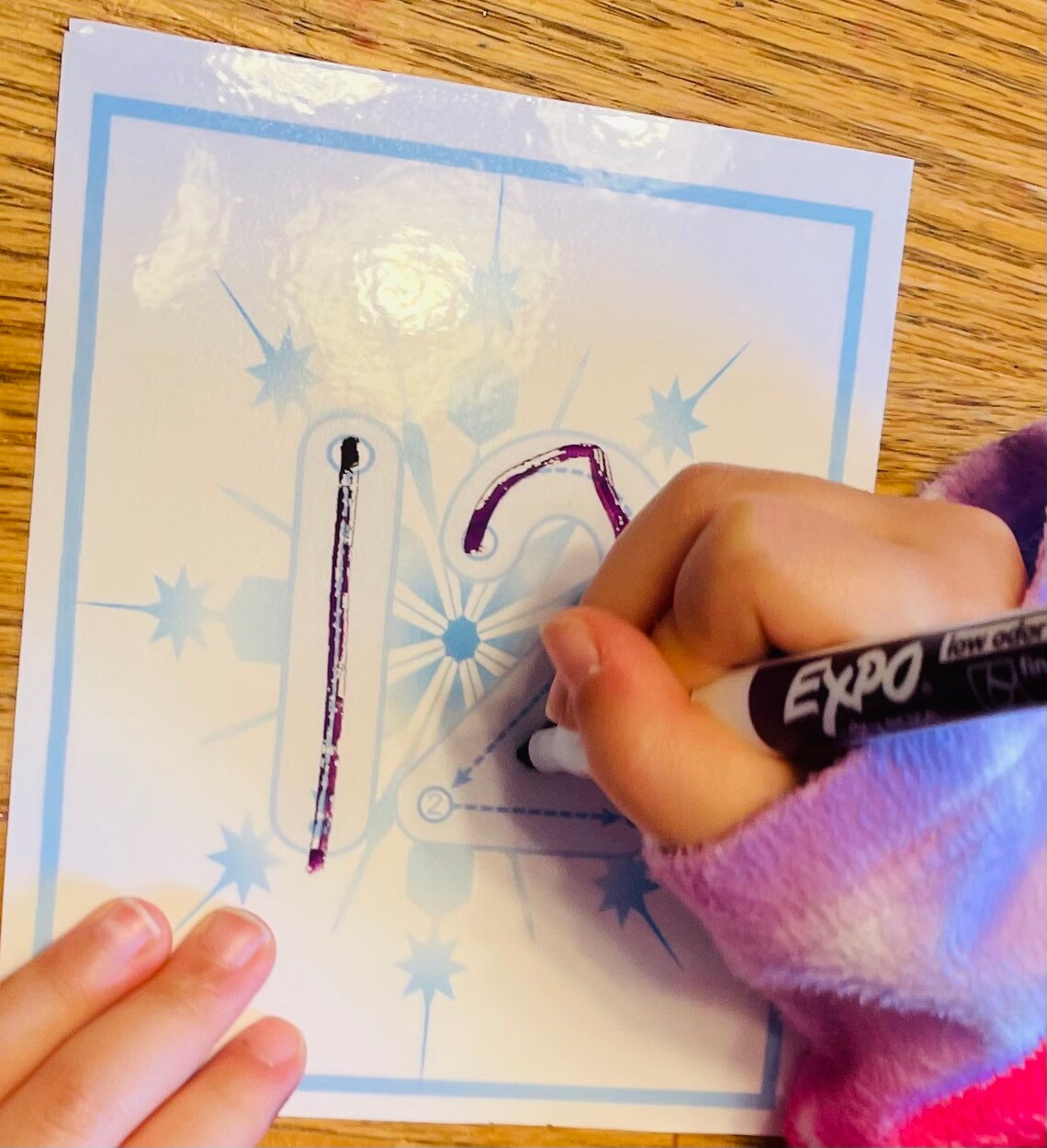 Snowflake Number Formation Cards 1-12 Kindergarten Math - Etsy