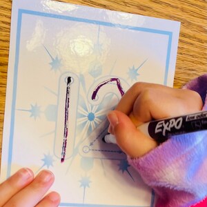 Snowflake Number Formation Cards 1-12, Kindergarten Math, Simple ...