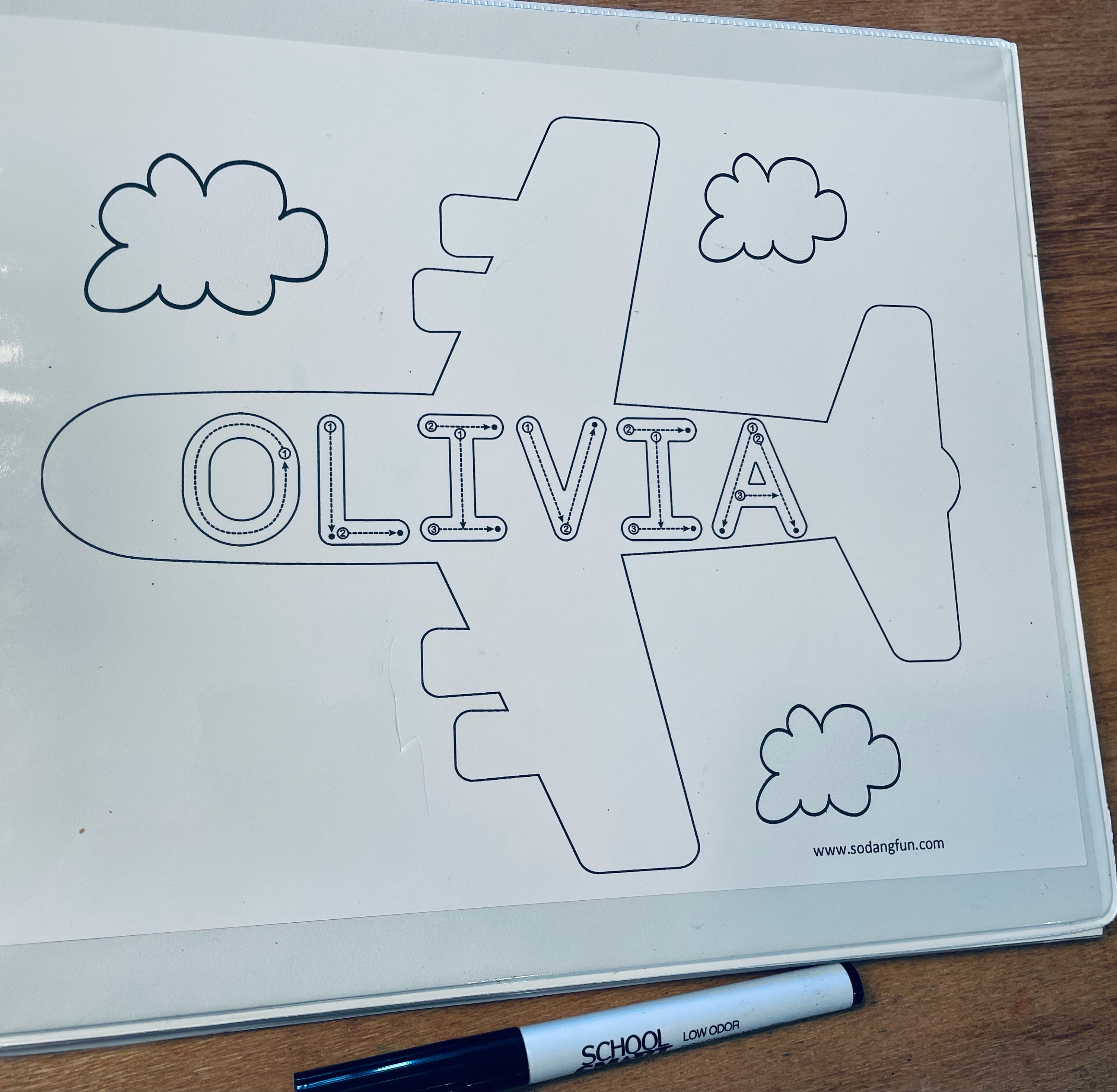 Personalized Airplane Busy Book Number Formation 0-9 Name - Etsy