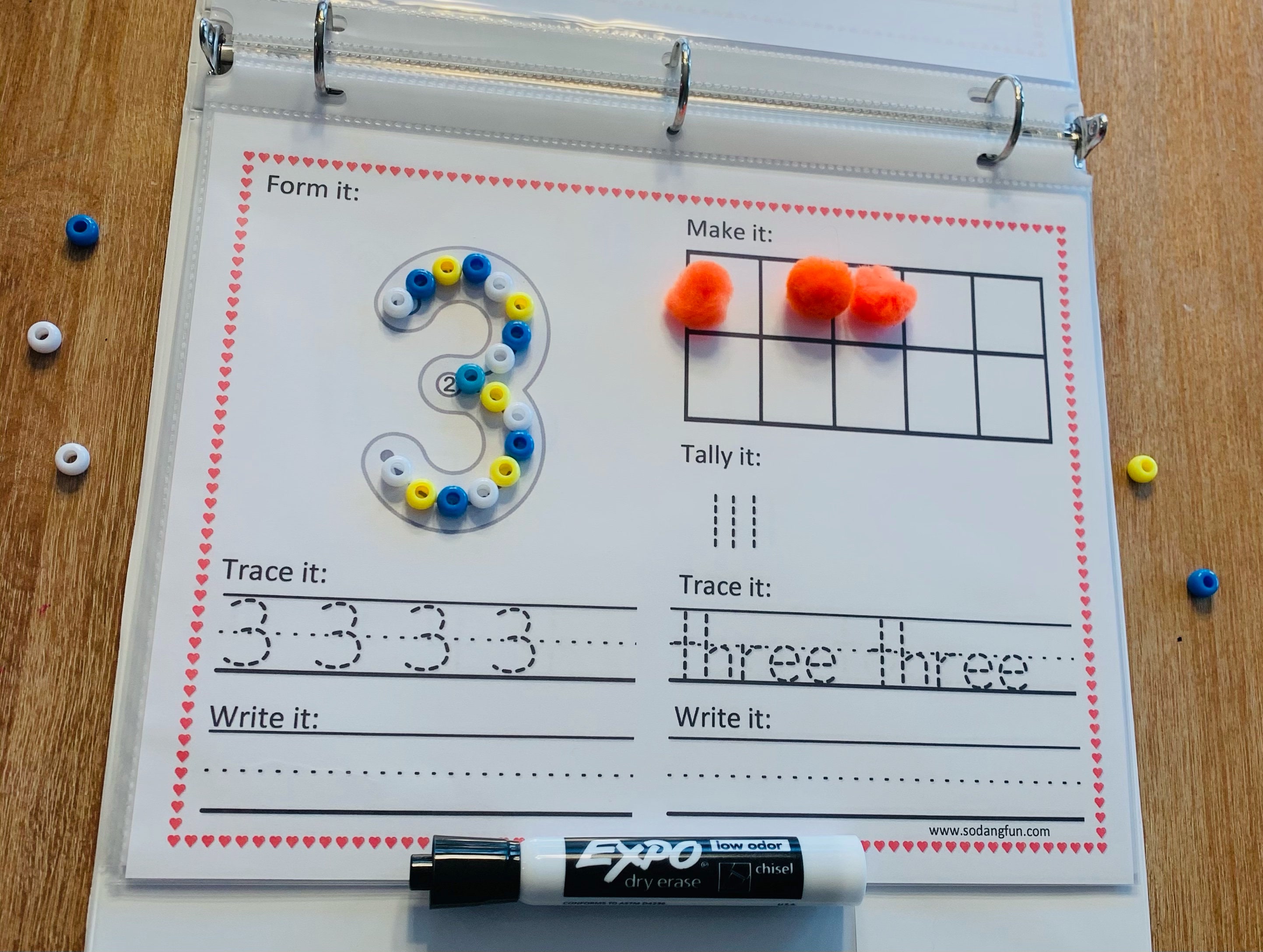 Number Formation 0-20 Workbook, Number Sense, Preschool Busy Binder ...