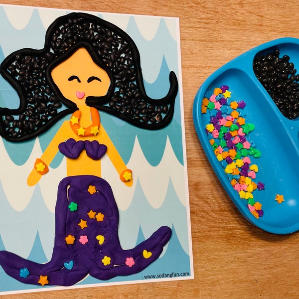 Playdough Mats - Etsy