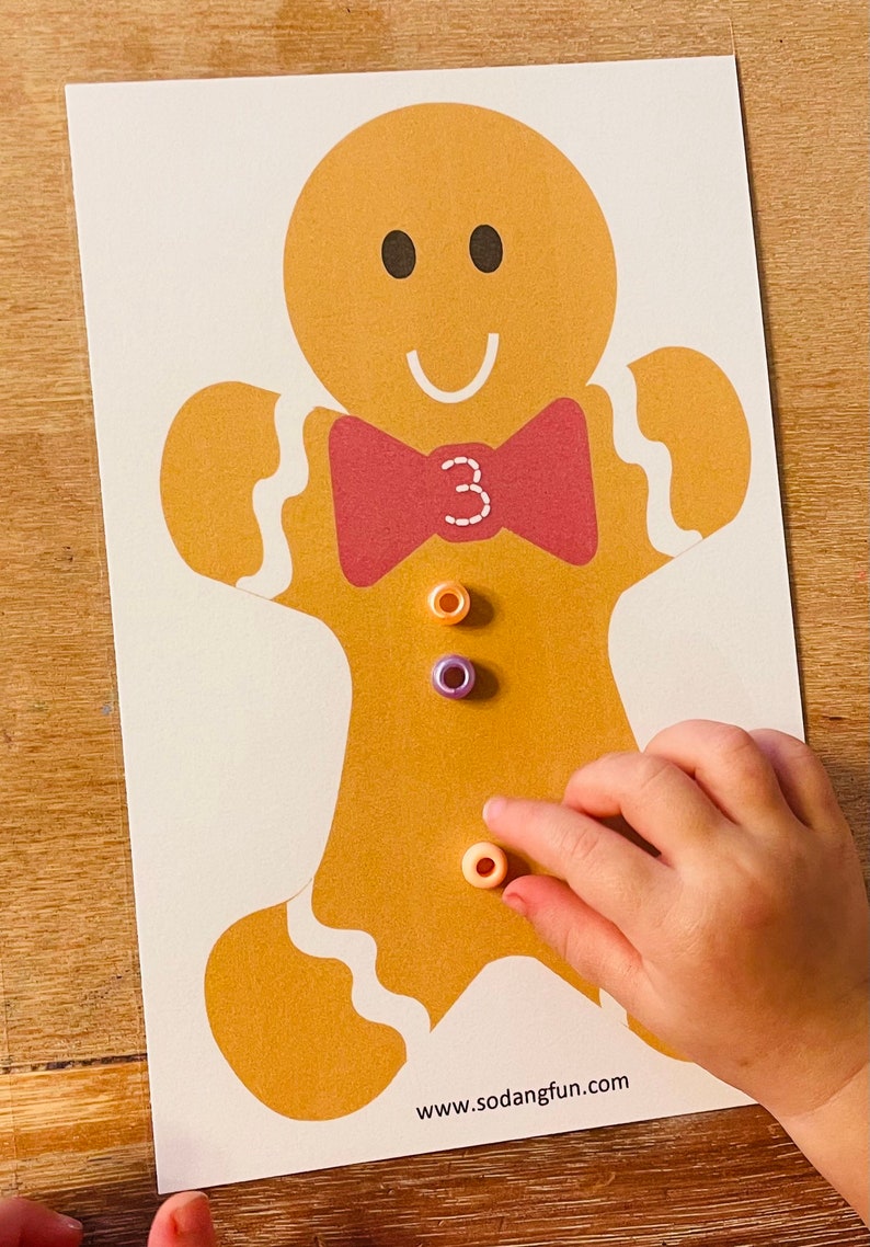 Winter Number Trace and Count Mats Winter Math Mat Counting - Etsy