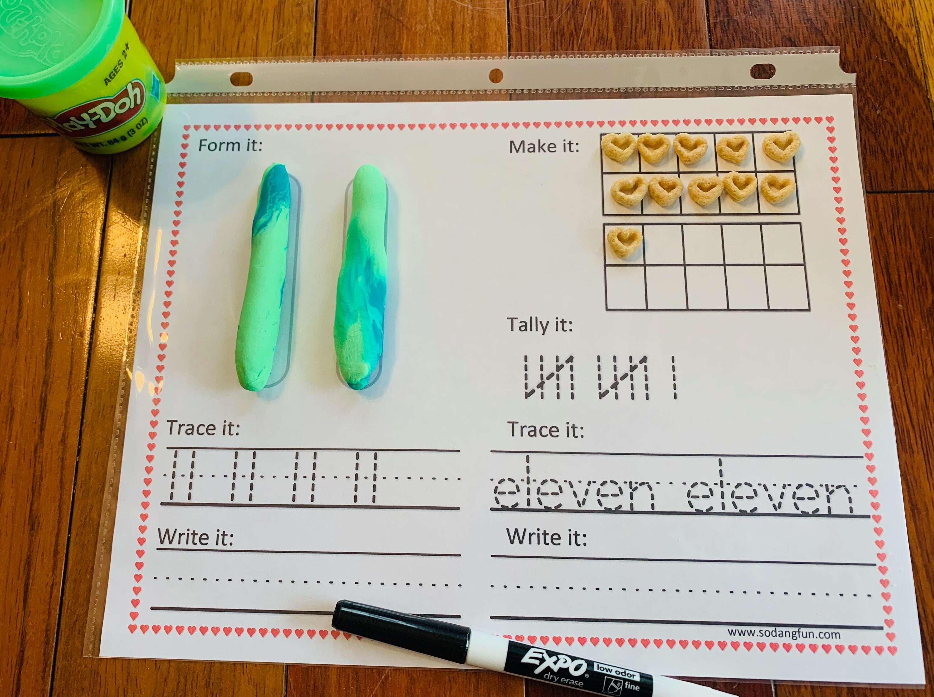 Number Formation 0-20 Workbook, Number Sense, Preschool Busy Binder ...