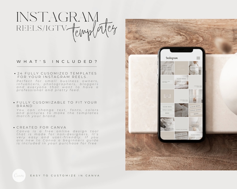 Instagram Reels Cover | Instagram IGTV Cover | Instagram Canva ...