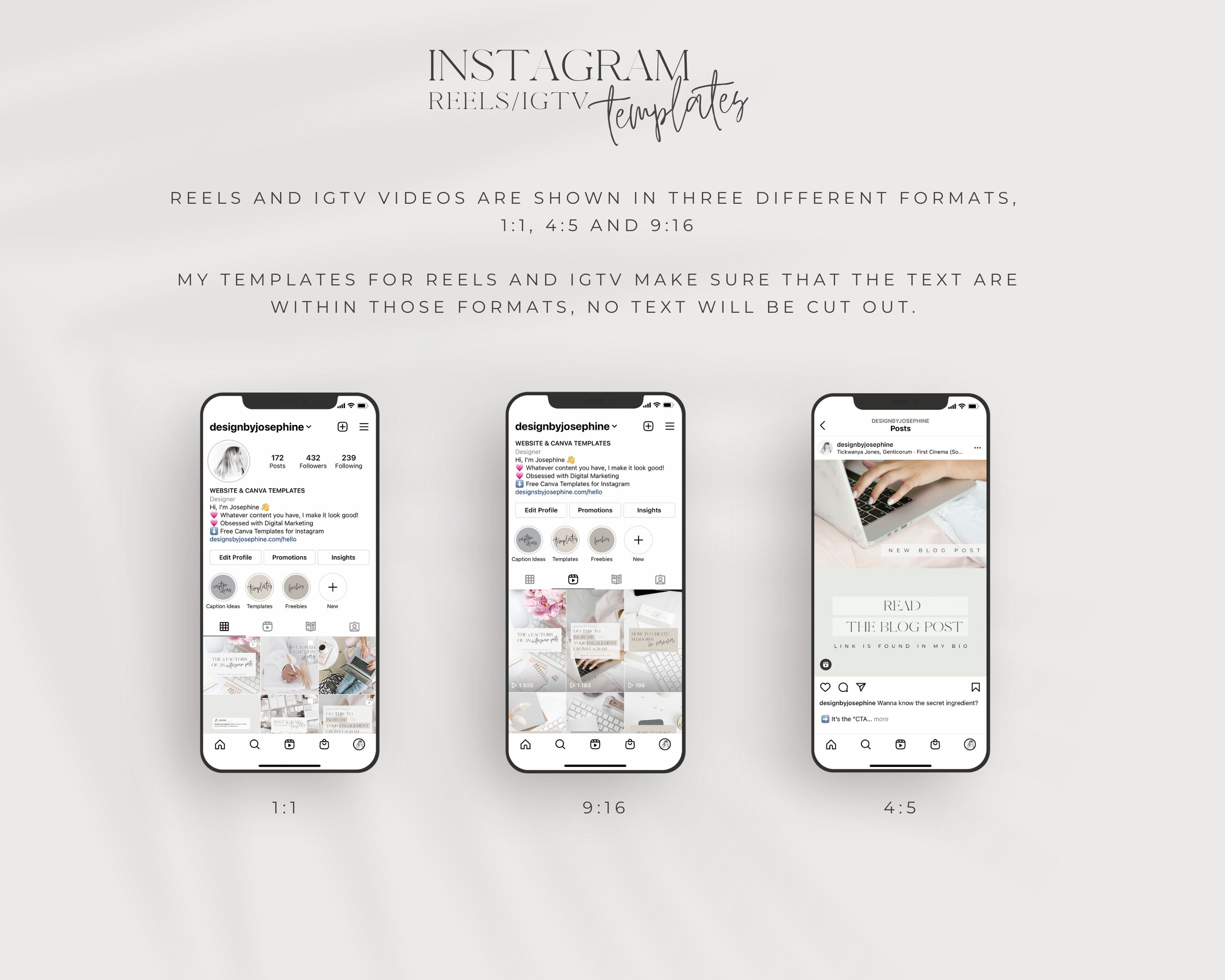 Instagram Reels Cover | Instagram IGTV Cover | Instagram Canva ...