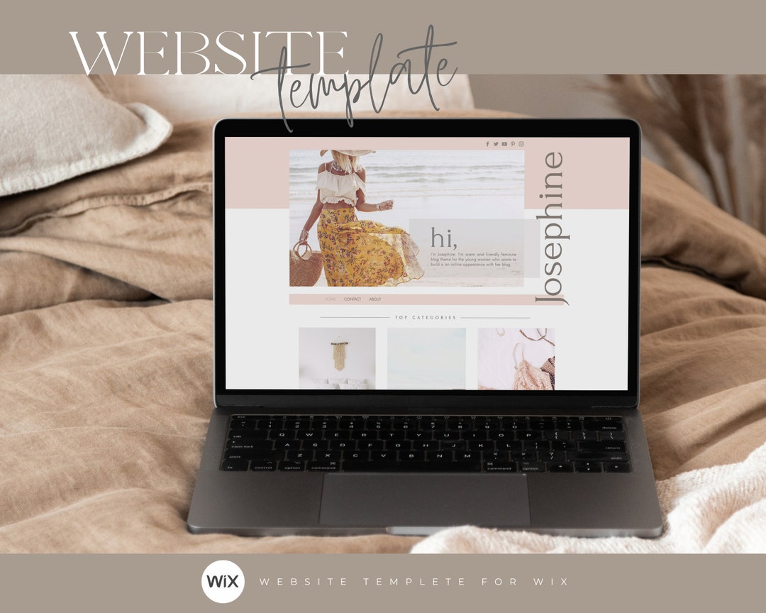 Wix Blog Template | Wix Website Template Design | Blog Template | Web ...