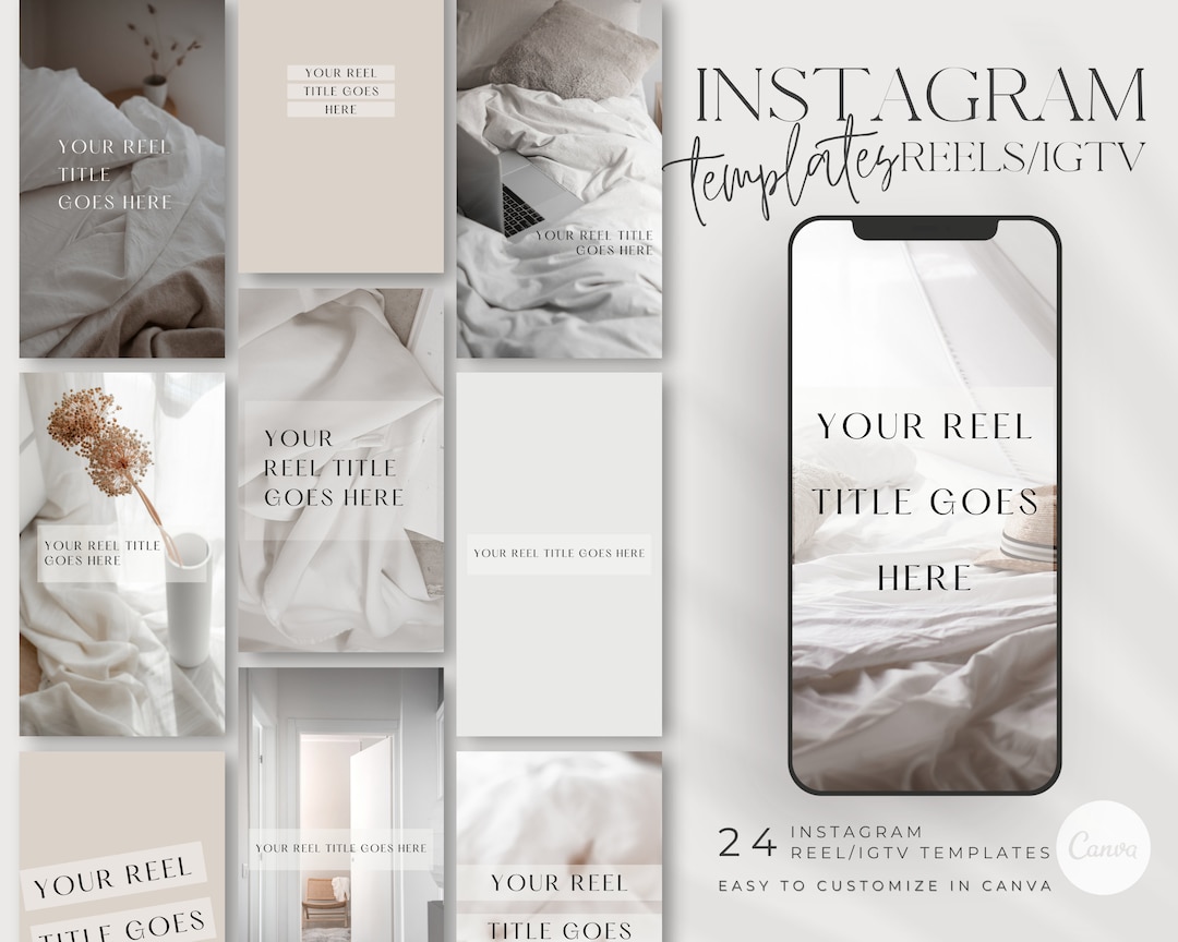 Instagram Reels Cover | Instagram IGTV Cover | Instagram Canva ...
