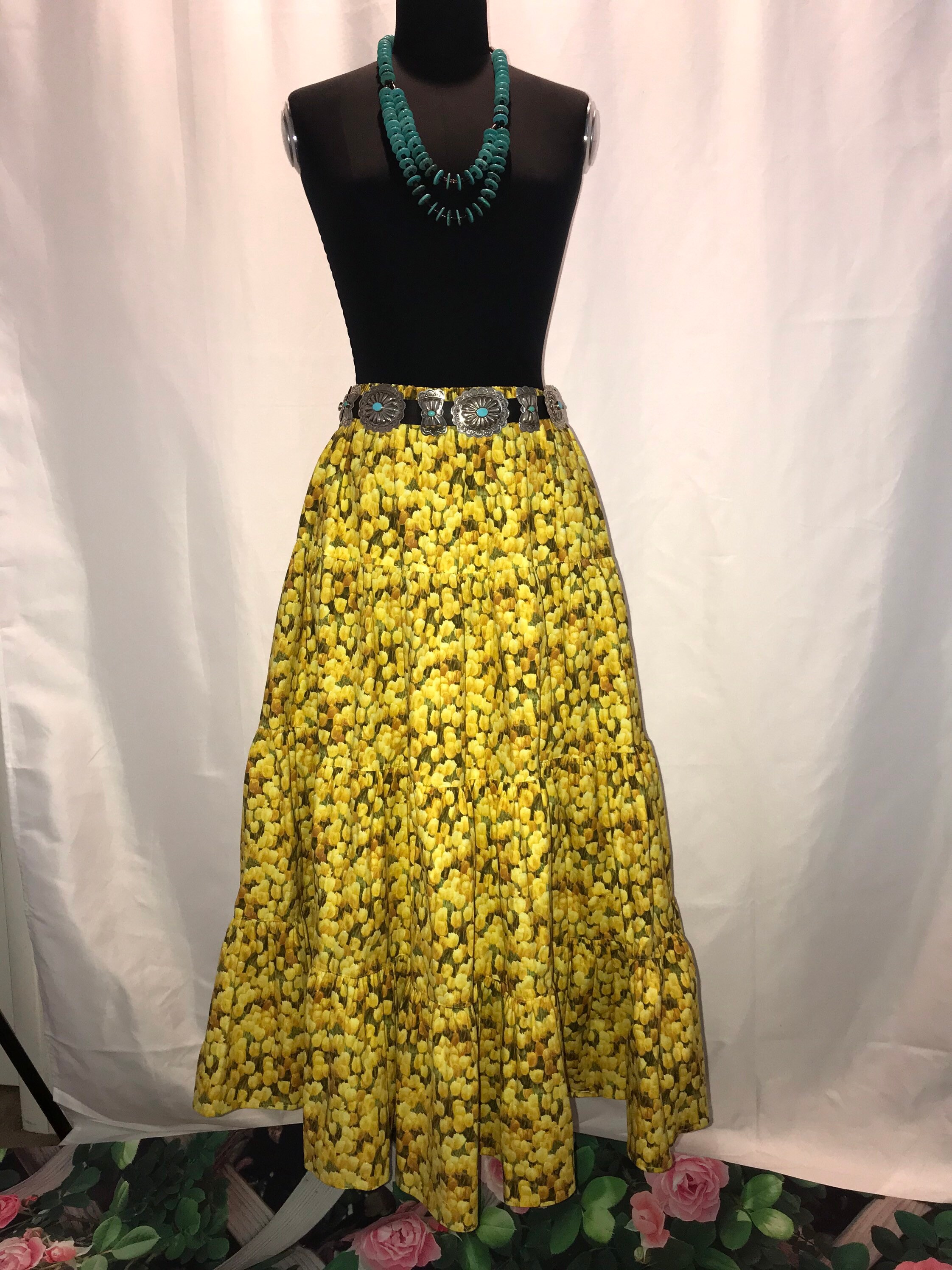 Custom Order Diné Navajo Traditional Skirt Tiered Skirt | Etsy