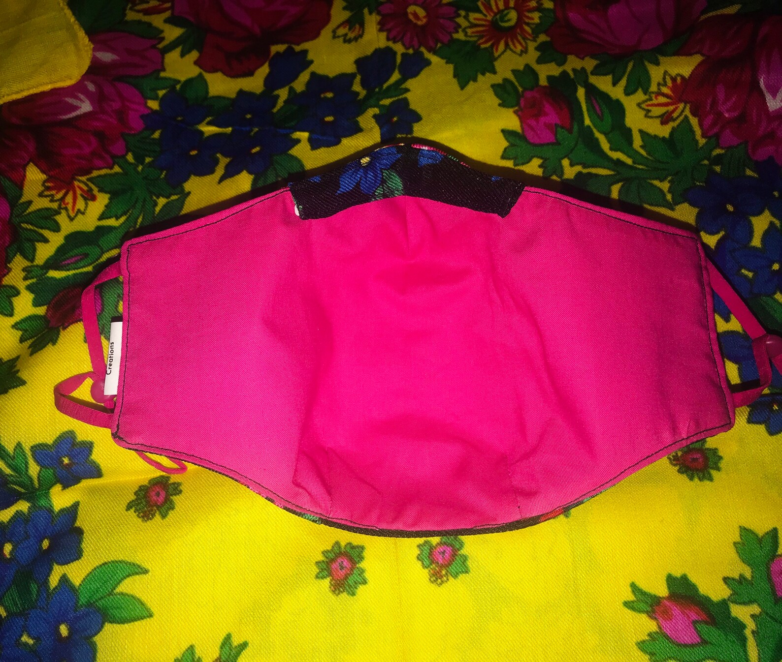 Non-metallic Másání Floral Face Mask Grandma Scarf Navajo | Etsy