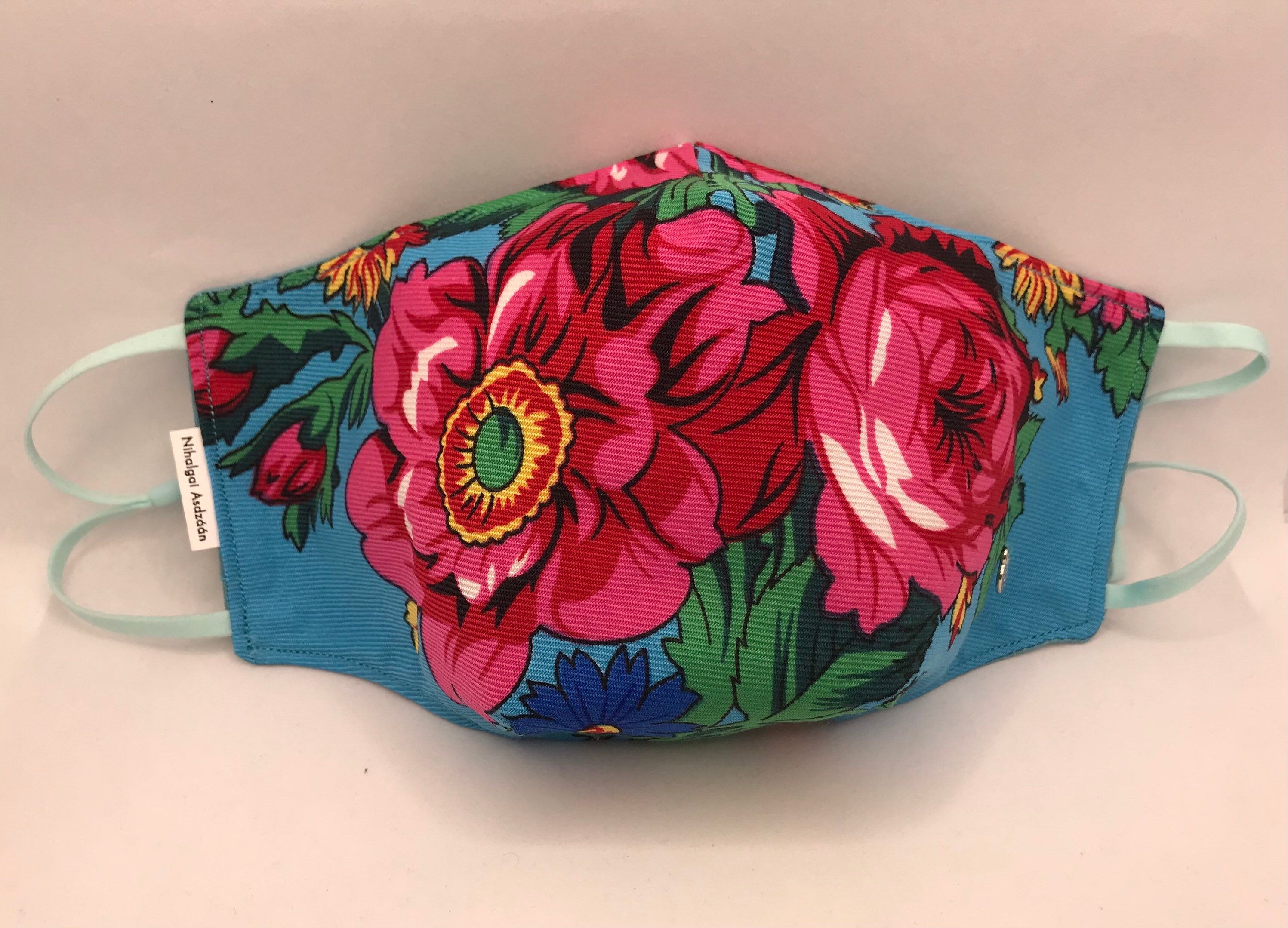 Non-metallic Másání Floral Face Mask Grandma Scarf Navajo | Etsy