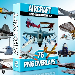 Aircraft PNG Overlays – Realistic Flying Planes, Military & Jet Clipart ...