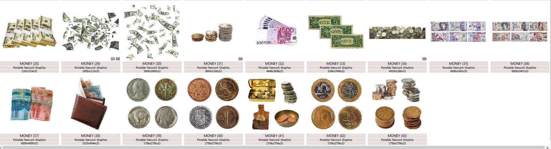 Money Overlays Falling Money PNG Wealth Dollars Clipart - Etsy