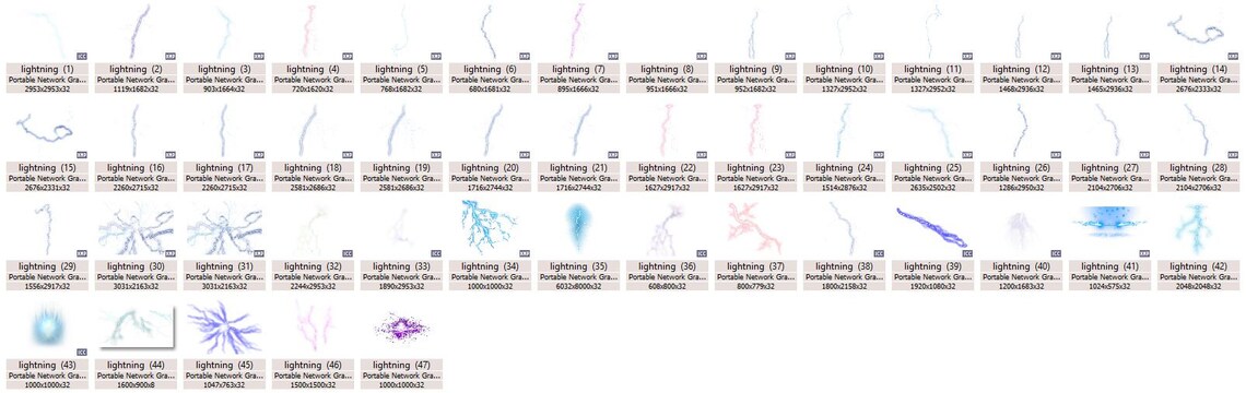 Lightning Bolt Overlays – Real Thunderstorm & Strike Effects in PNG and ...