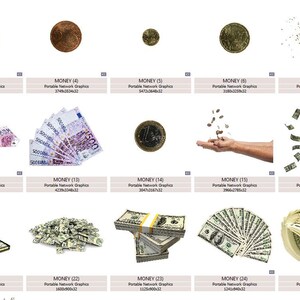 Money Overlays, Falling Money PNG, Wealth, Dollars Clipart, Cash, Coins ...