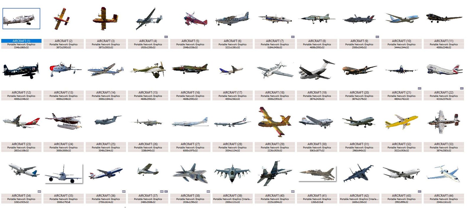 Aircraft PNG Overlays Realistic Flying Airplane Cliparts - Etsy